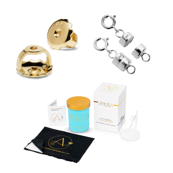 14K Gold & 925 Sterling Silver Moissanite Jewelry - Adora Fine Jewelry